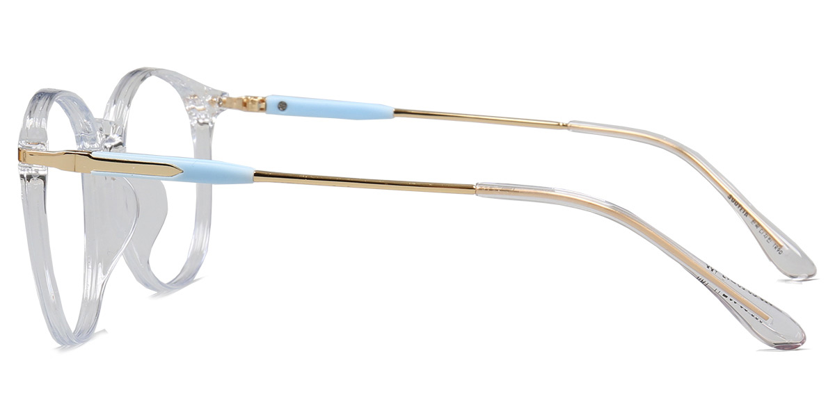 Unisex full frame mixed material eyeglasses | Firmoo.com