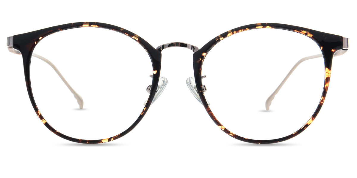 Unisex full frame mixed material eyeglasses | Firmoo.com