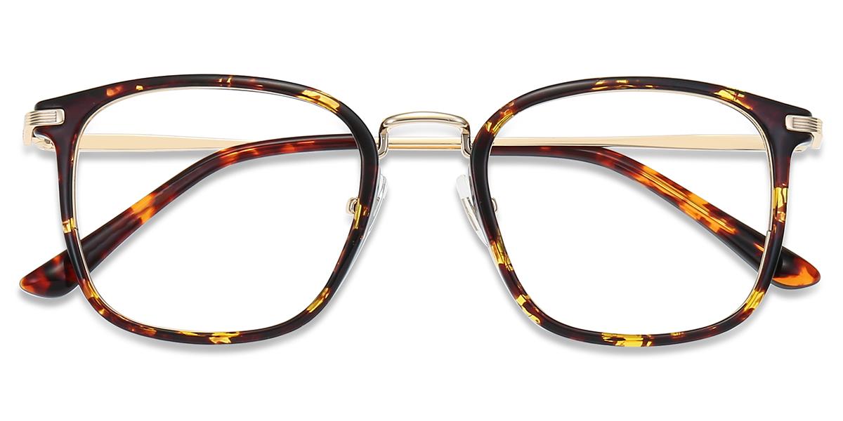 Unisex full frame mixed material eyeglasses | Firmoo.com