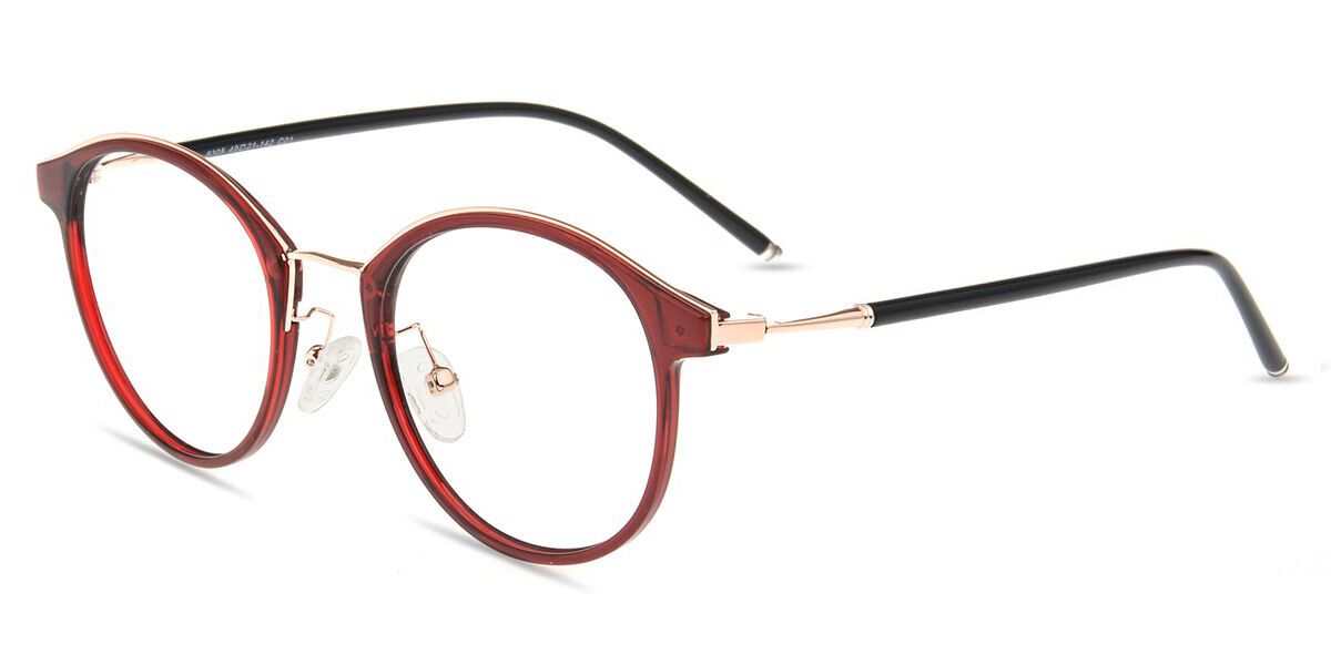 Unisex full frame mixed material eyeglasses | Firmoo.com
