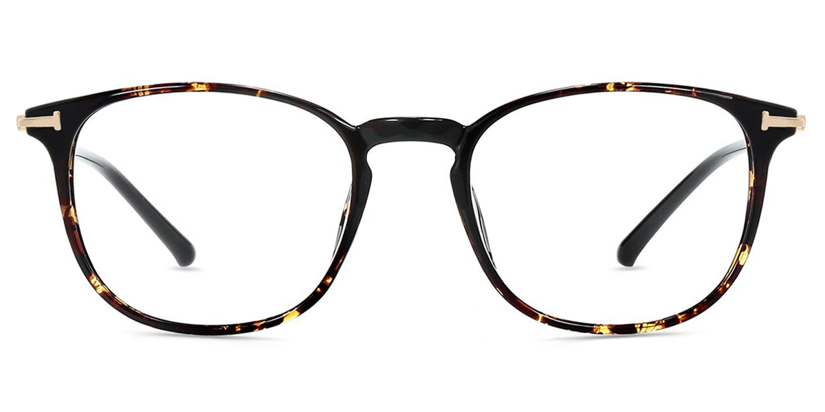 Unisex full frame mixed material eyeglasses | Firmoo.com