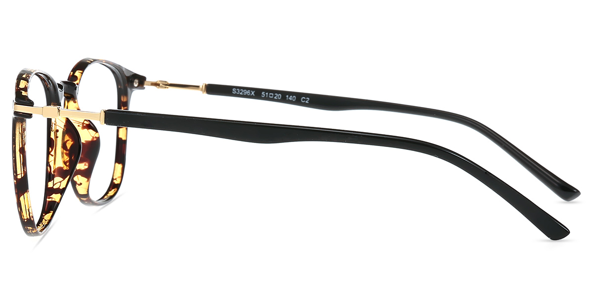 Unisex full frame mixed material eyeglasses | Firmoo.com