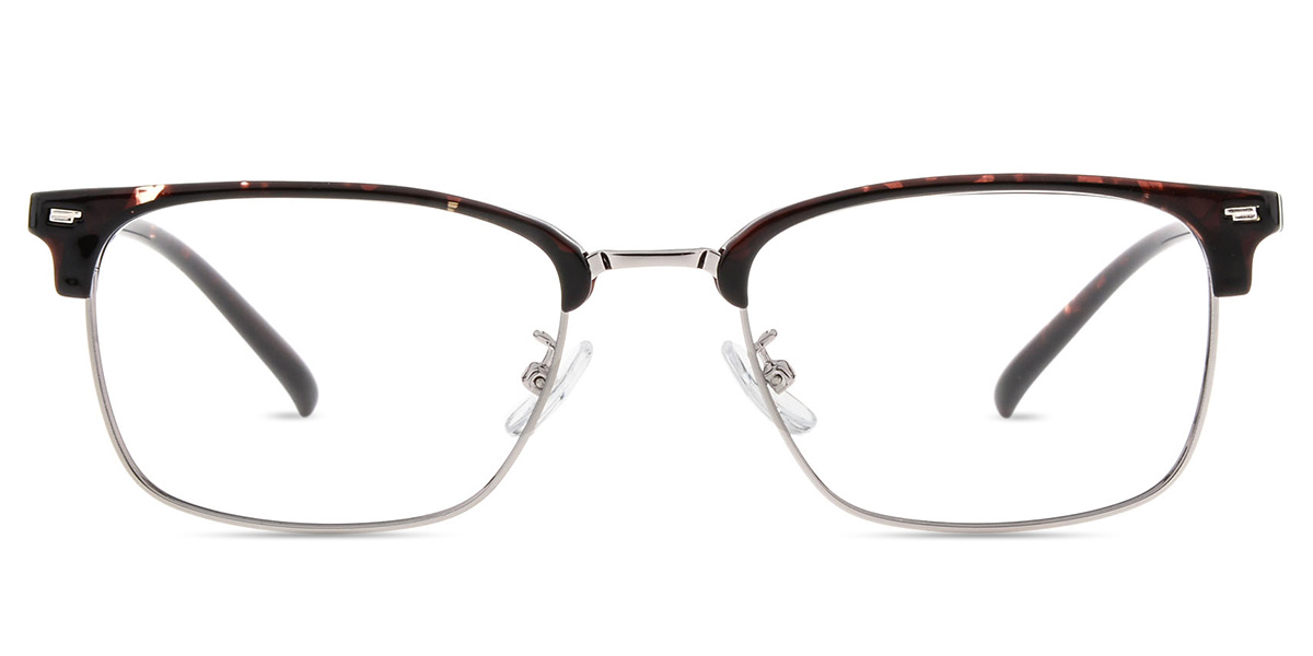 Unisex full frame mixed material eyeglasses | Firmoo.com