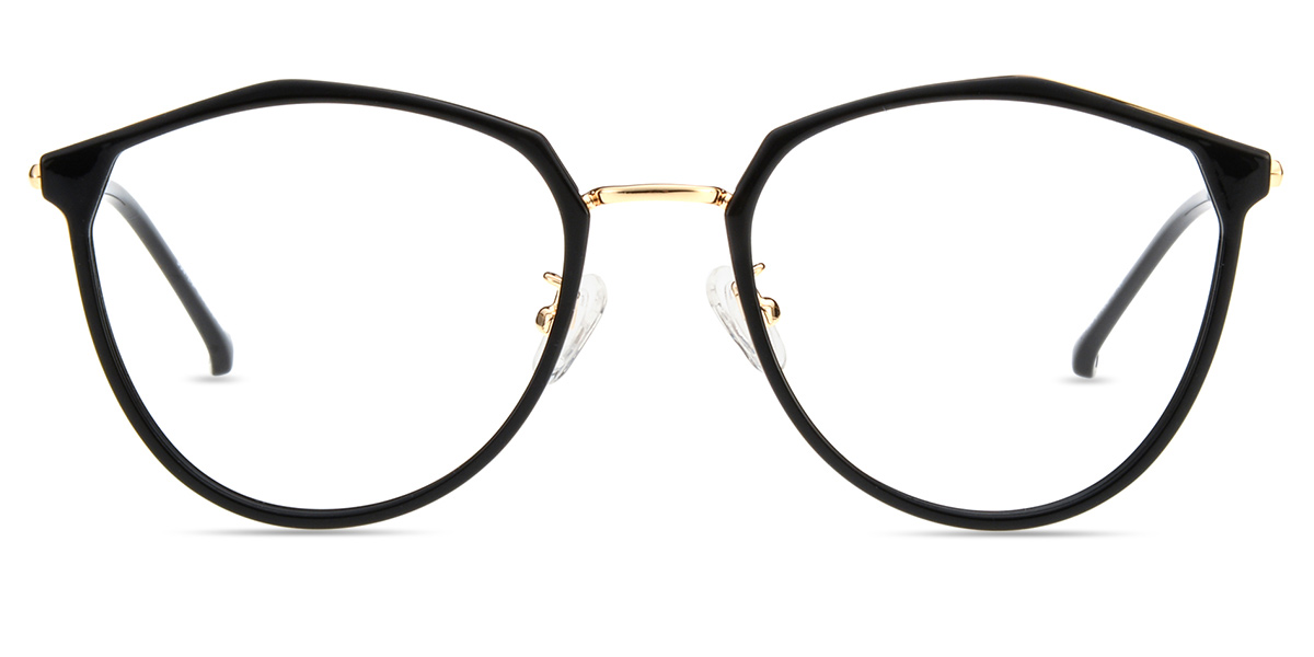 Unisex full frame mixed material eyeglasses | Firmoo.com