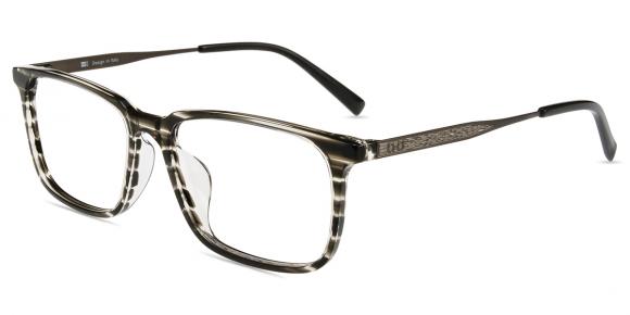 Unisex full frame mixed material eyeglasses | Firmoo.com