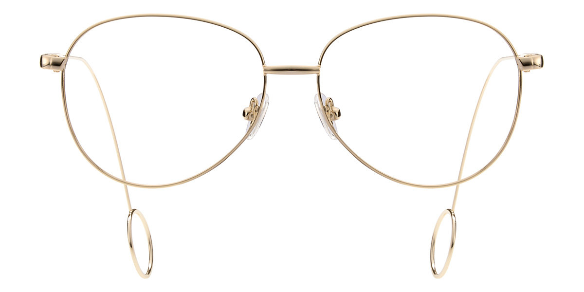 Unisex full frame metal eyeglasses | Firmoo.com