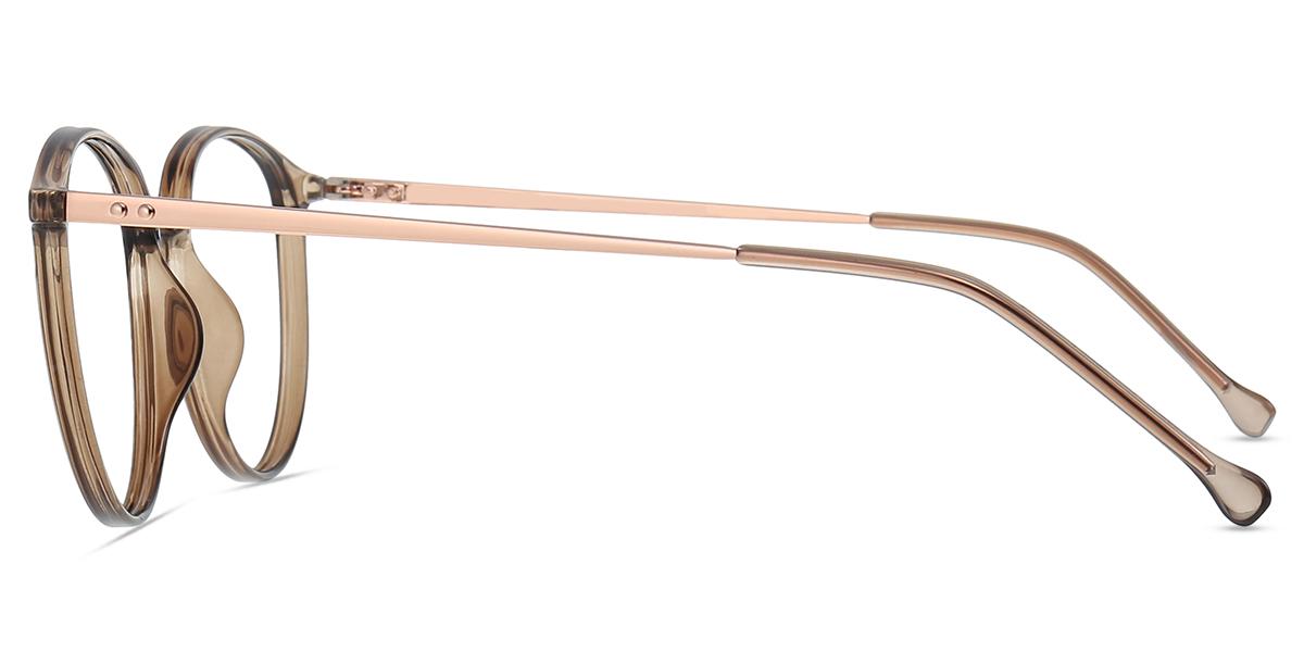 Unisex full frame mixed material eyeglasses | Firmoo.com