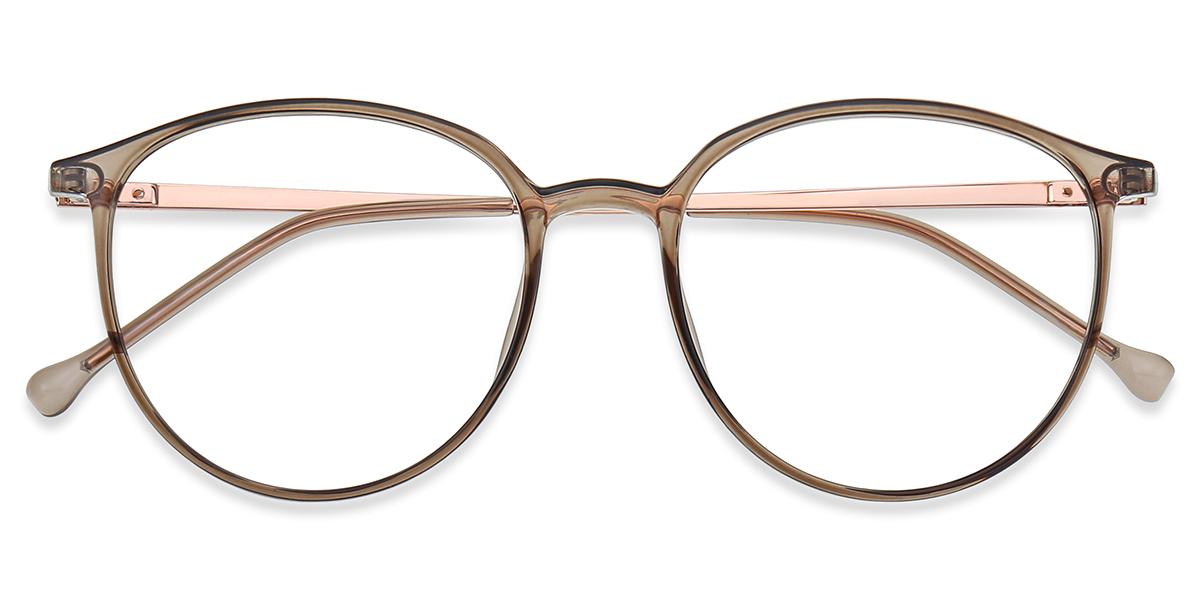 Unisex full frame mixed material eyeglasses | Firmoo.com