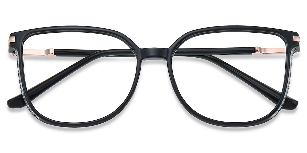 Women's full frame mixed material eyeglasses | Firmoo.com