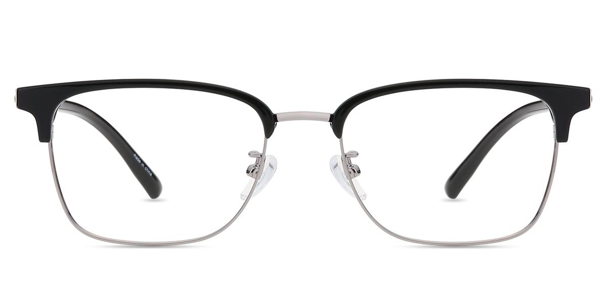 Unisex full frame mixed material eyeglasses | Firmoo.com