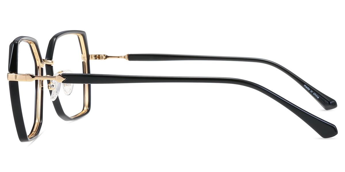 Unisex full frame mixed material eyeglasses | Firmoo.com