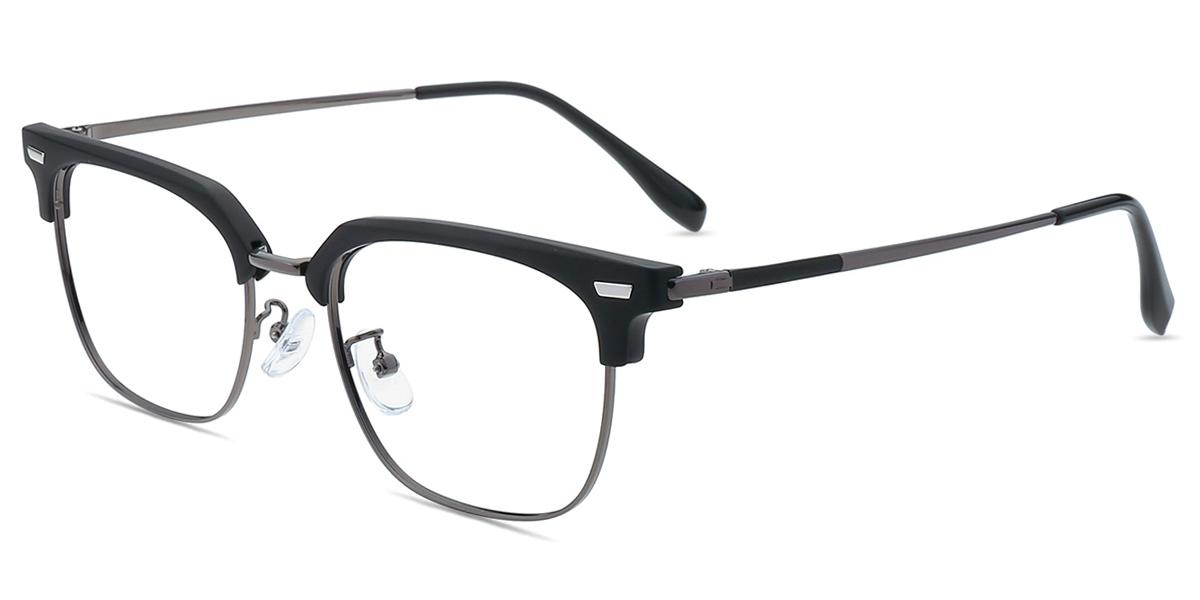 Unisex full frame mixed material eyeglasses | Firmoo.com