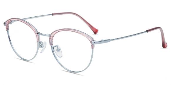 Women Glasses Medium S505 | Black Mixed Materials Butterfly Frame ...