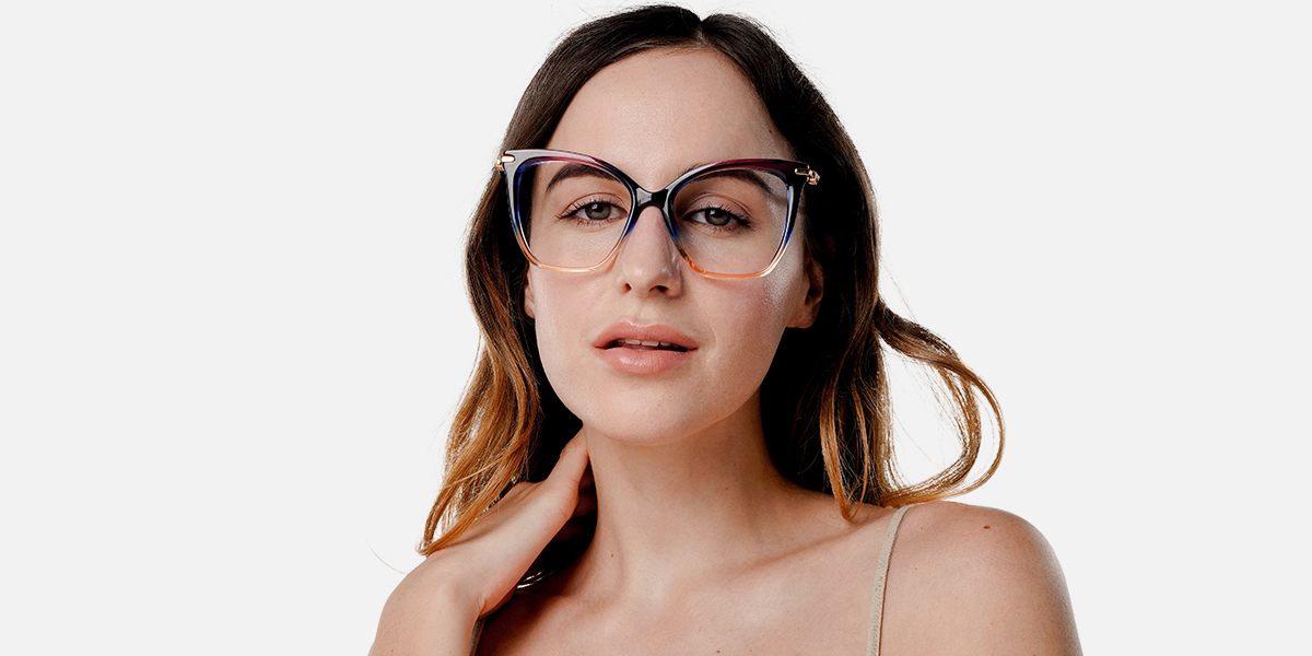 Women's full frame TR eyeglasses | Firmoo.com