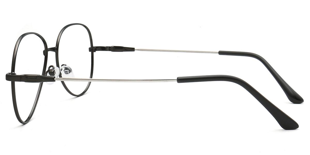 Unisex full frame memory metal eyeglasses | Firmoo.com