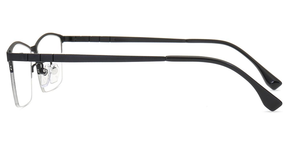 Men's semi-rimless titanium eyeglasses | Firmoo.com