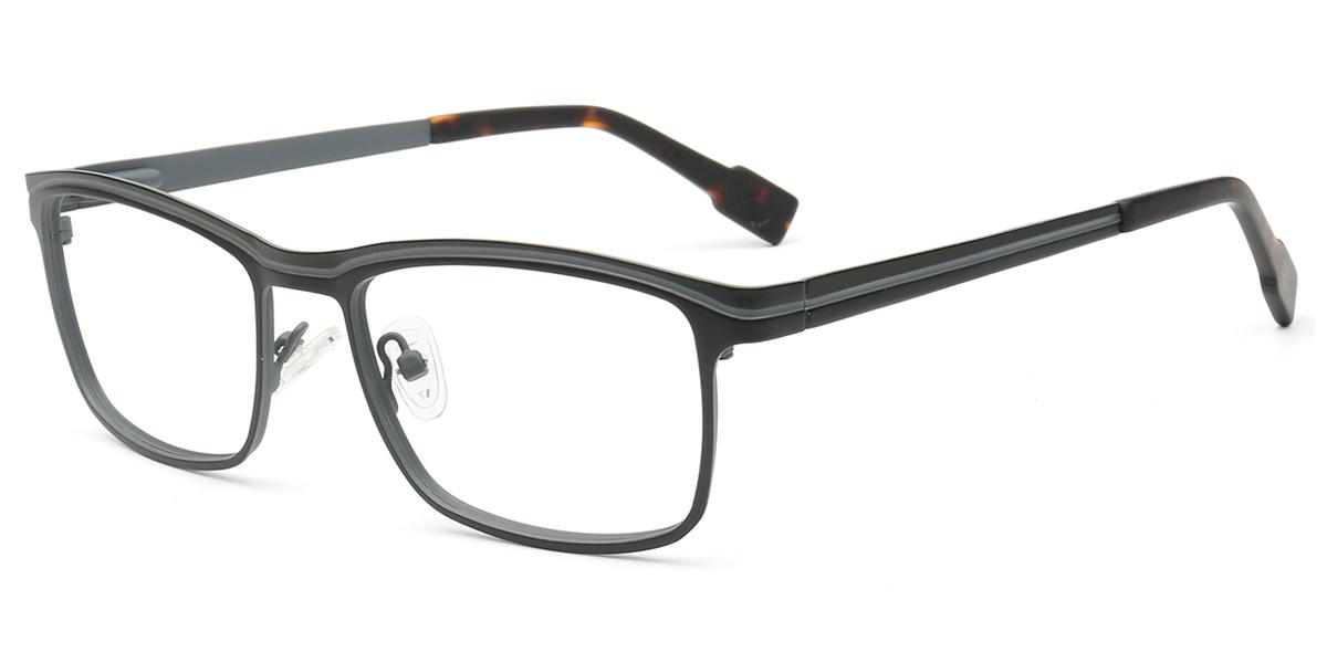 Men's full frame metal eyeglasses | Firmoo.com