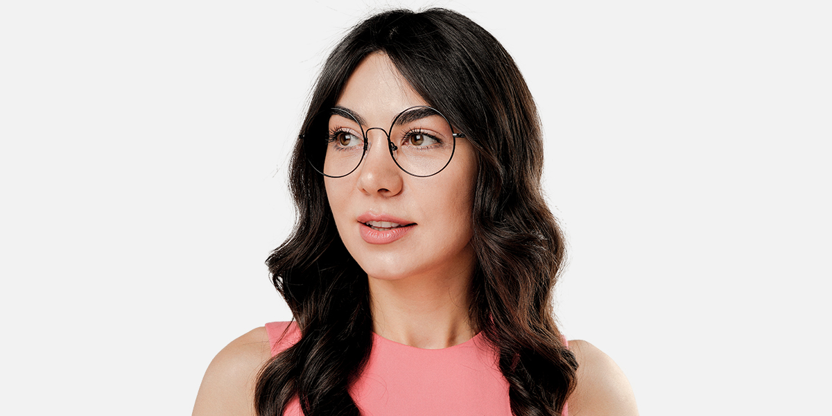 Unisex full frame memory metal eyeglasses | Firmoo.com