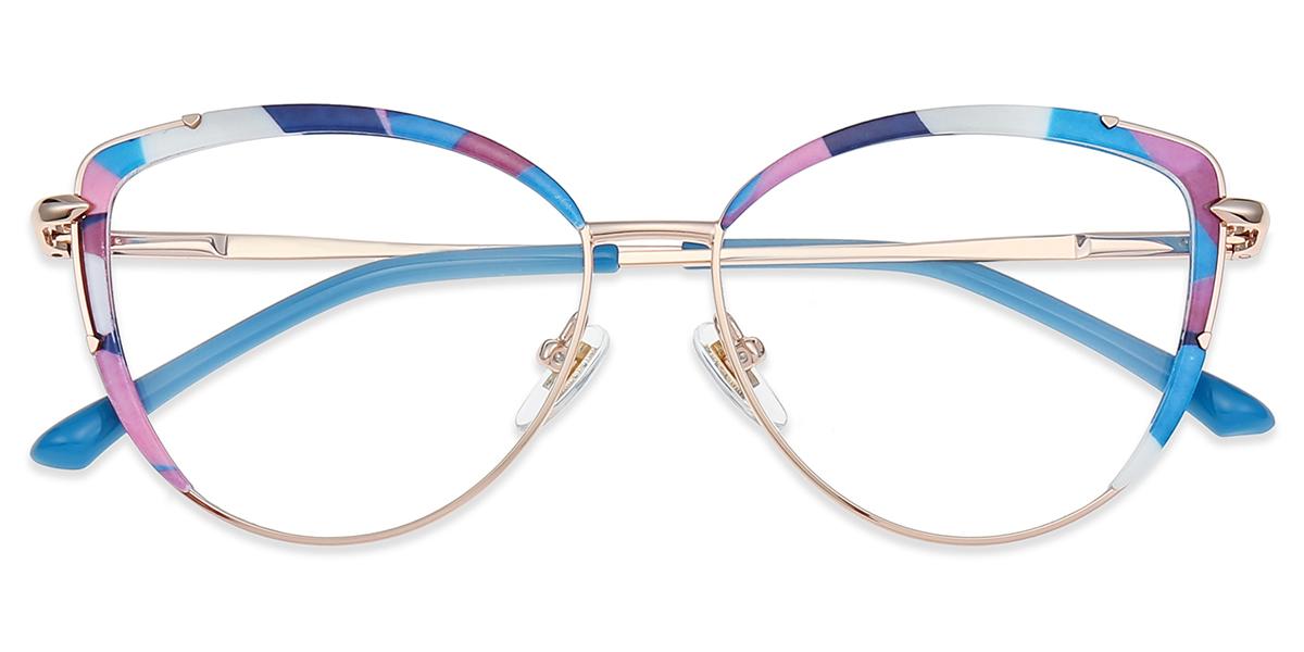 Women's full frame Metal&TR eyeglasses | Firmoo.com