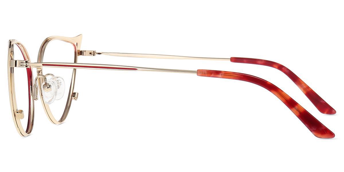 Women's full frame Metal eyeglasses | Firmoo.com