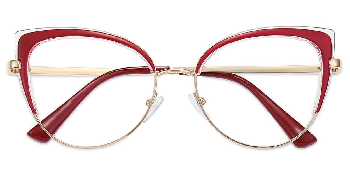 Women's full frame Metal & TR eyeglasses | Firmoo.cl