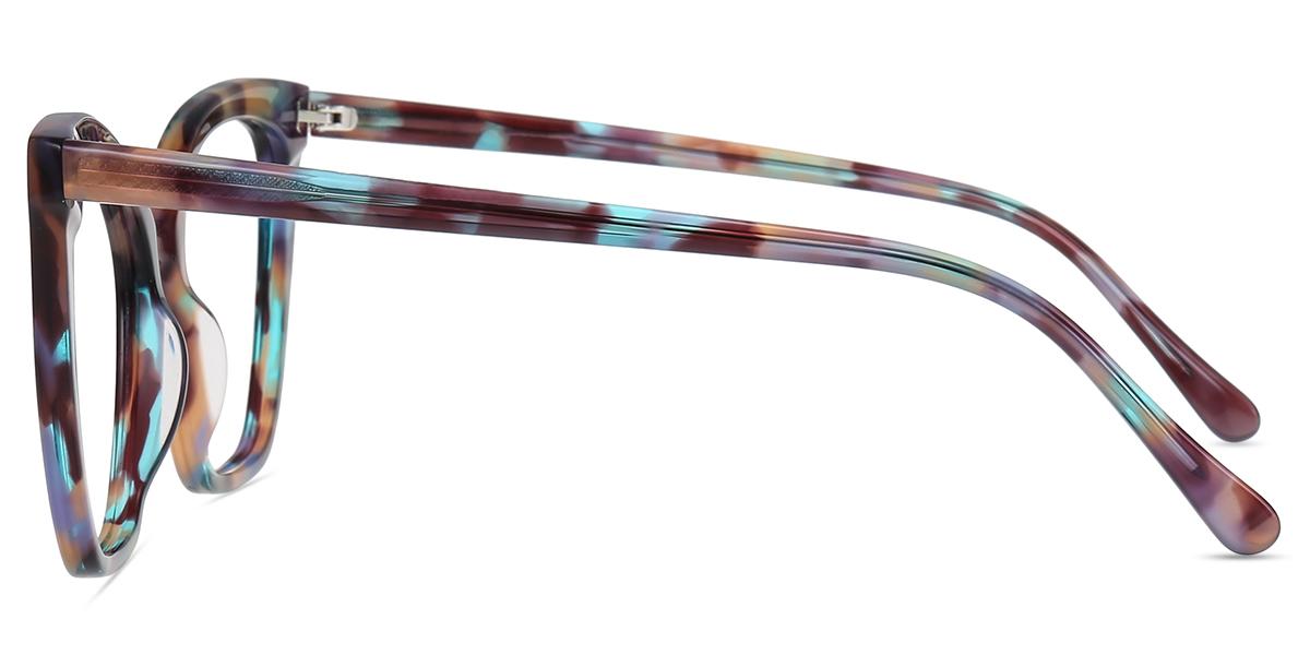 Women Glasses Medium Shirley20209 Pattern Acetate Cat Eye Frame