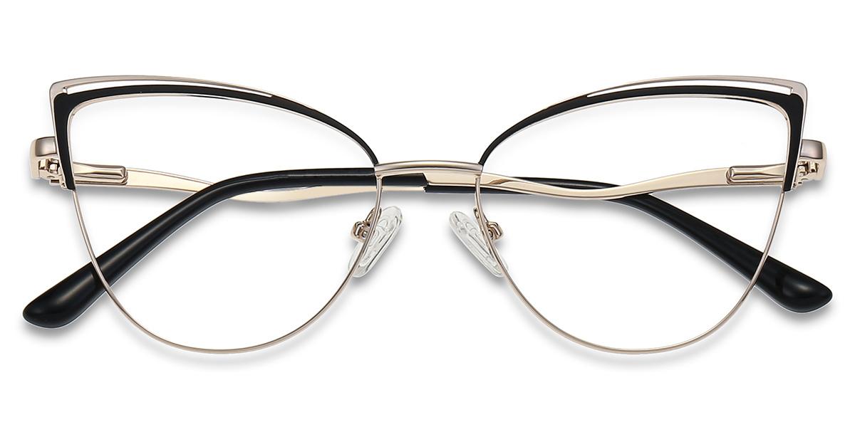 Women's full frame Metal eyeglasses | Firmoo.com