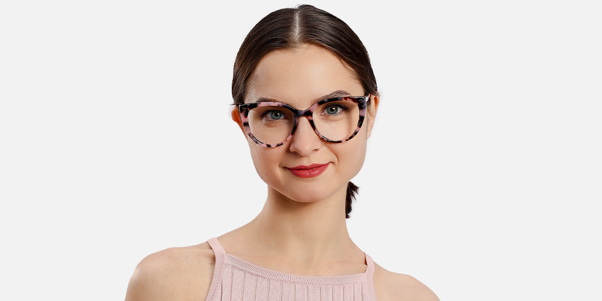 Women Glasses Medium Fiona20507 Black Acetate Cat Eye Frame Firmoo Uk