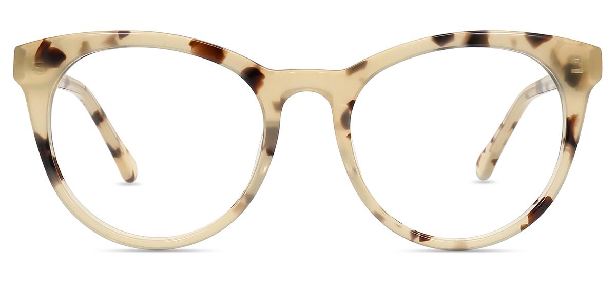 Unisex Glasses Medium Andrew002 | Tortoise Acetate Round Frame | Firmoo UK
