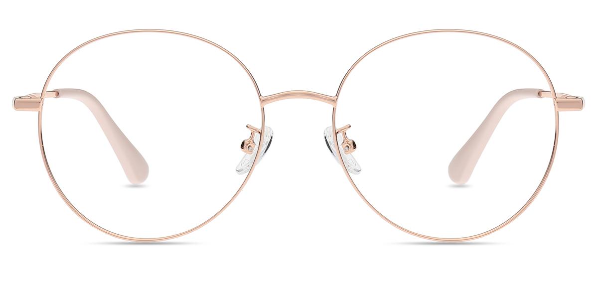 Unisex full frame Metal eyeglasses | Firmoo.com