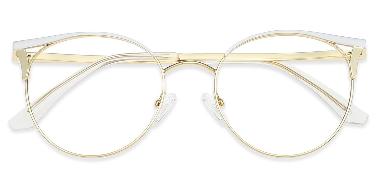 Women's full frame Metal eyeglasses | Firmoo.com
