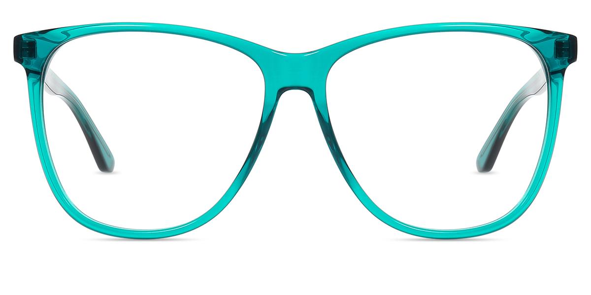 Women Glasses Medium AC72833 | Blue Acetate Horn-rimmed Frame | Firmoo UK