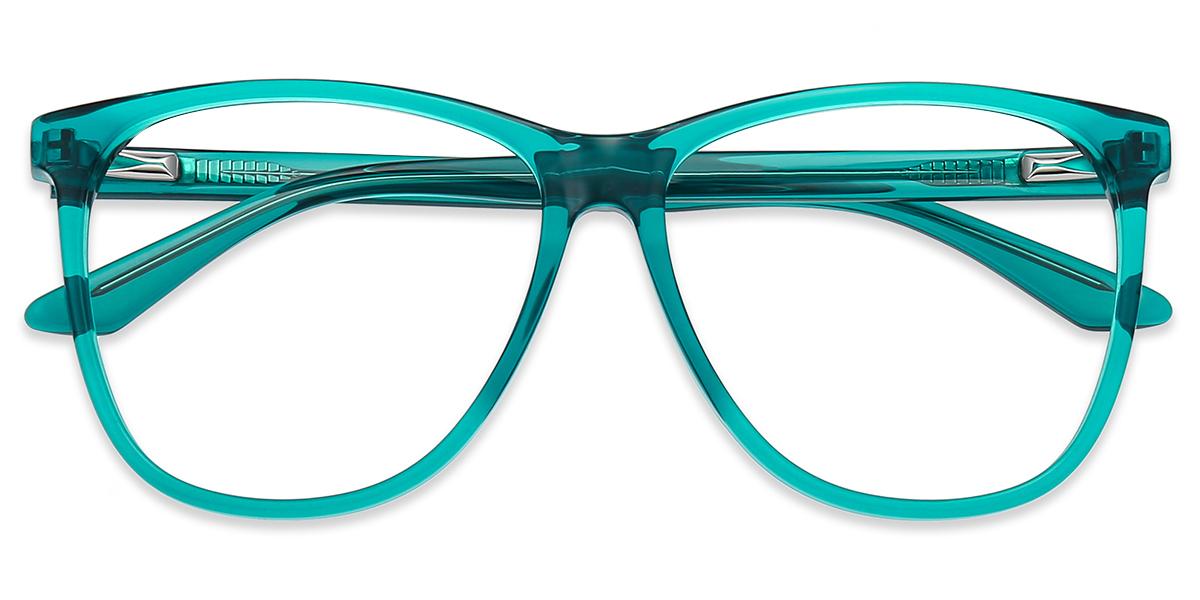 Women Glasses Medium AC72833 | Blue Acetate Horn-rimmed Frame | Firmoo UK