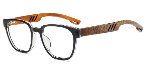 Occhiali da vista Unisex AC99887 | Occhiali Quadrati Matt,Neri in ...