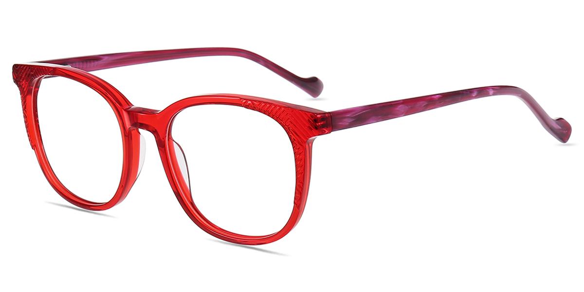 Gafas Graduadas Unisex AC82426 | Gafas De Pasta Rojas Con Montura ...