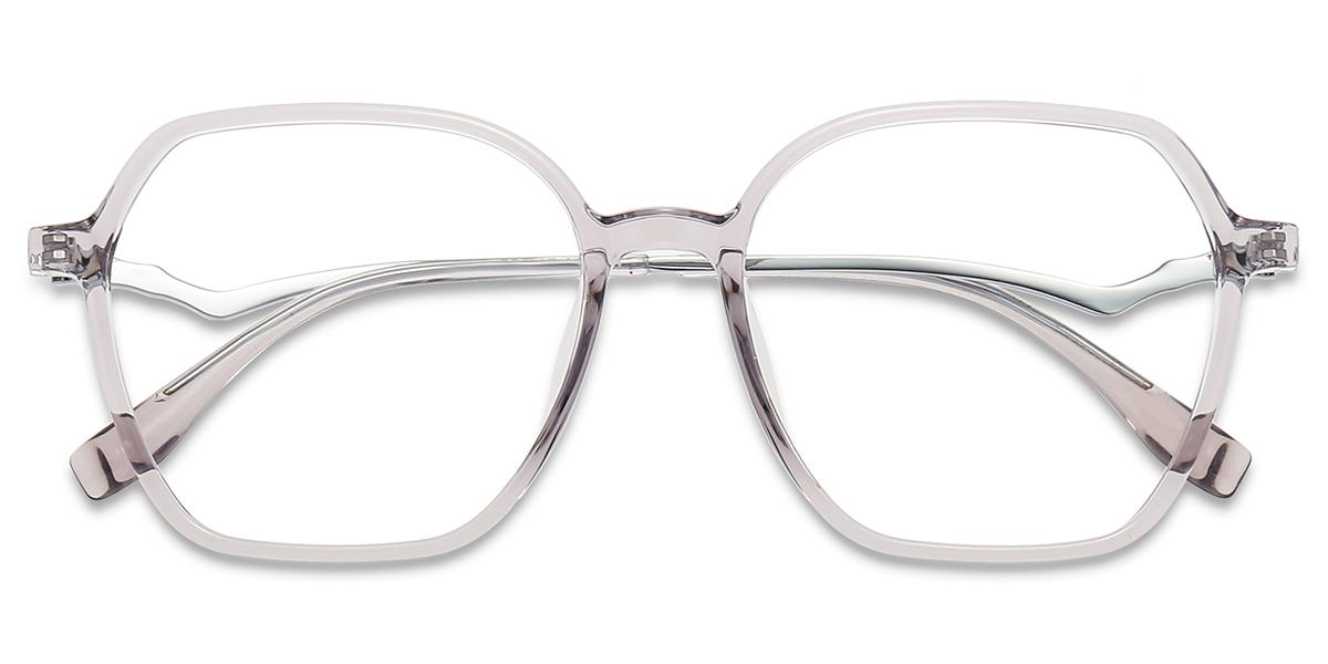 Lunettes de vue Femmes TM84972 | Gris,Clair Tr ,Métal Moyen Carré ...