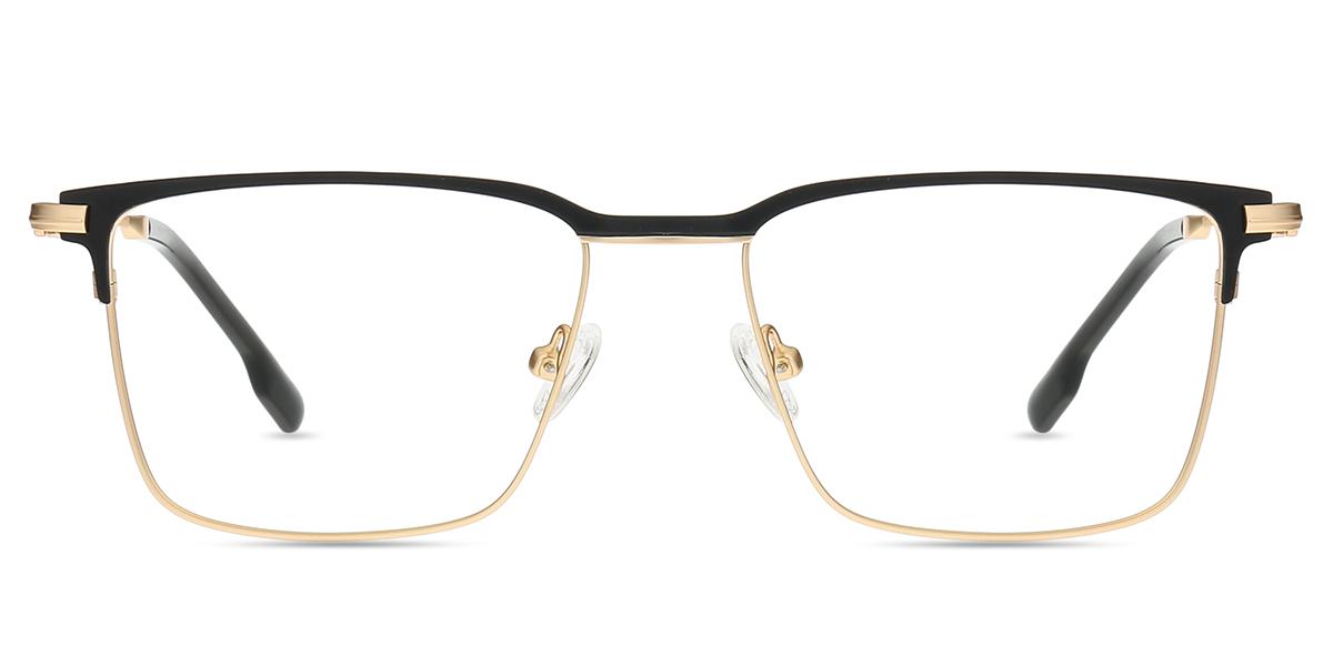 Unisex full frame Metal eyeglasses | Firmoo.com