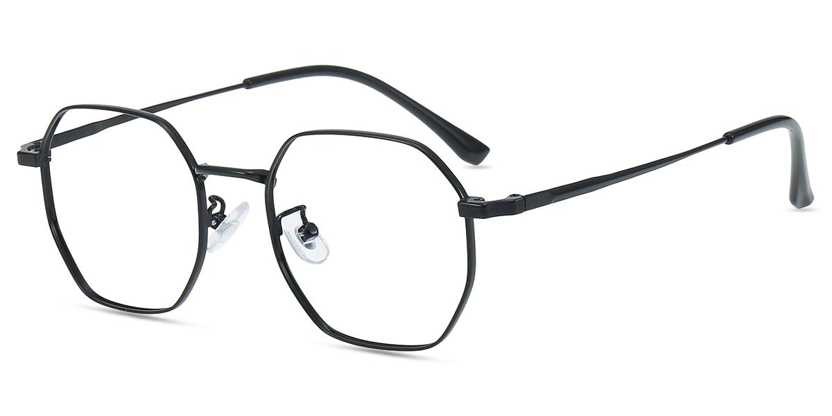 Unisex full frame Metal eyeglasses | Firmoo.com