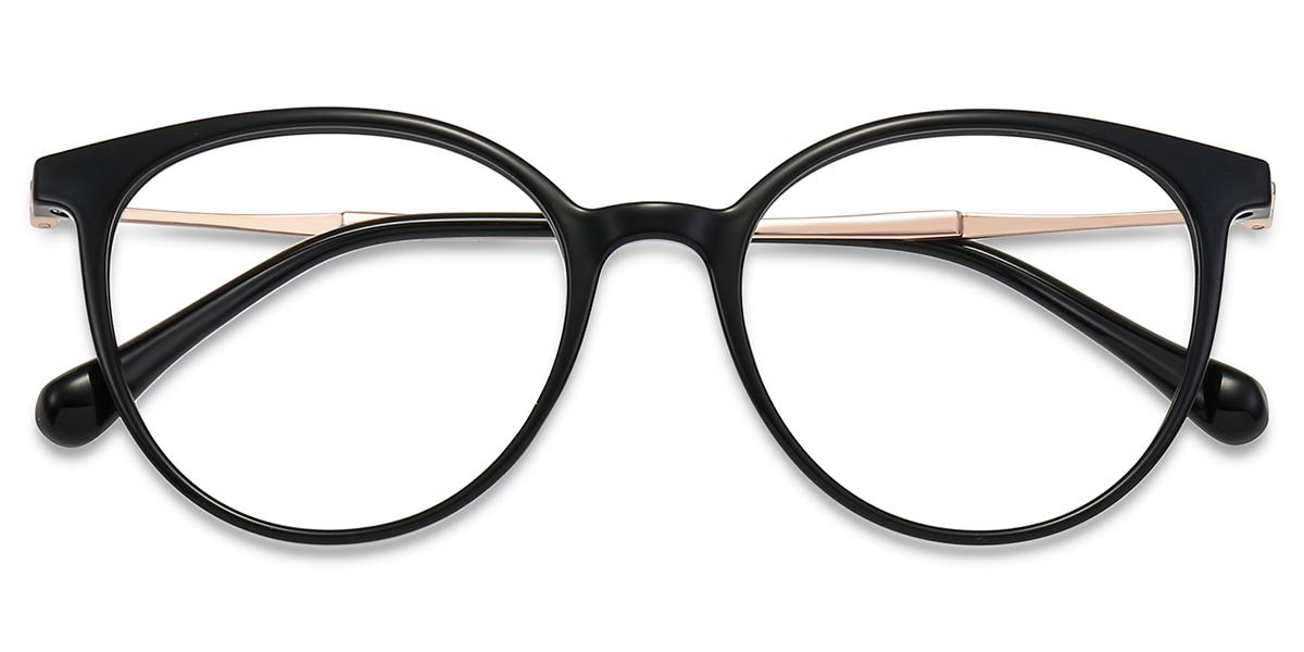 Women Glasses Medium TM57578 | Black Tr Metal Horn-rimmed Frame | Firmoo UK