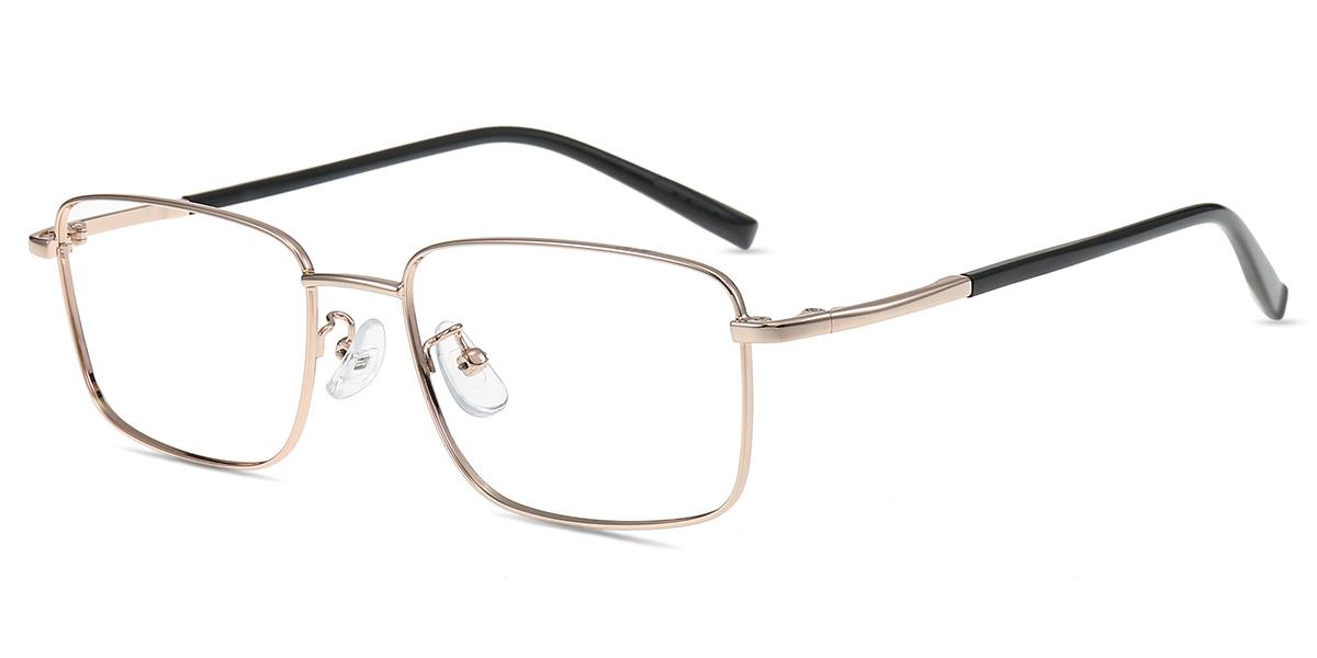 Unisex full frame Metal eyeglasses | Firmoo.com