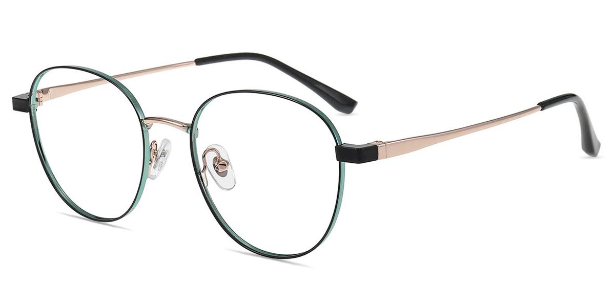 Gafas Graduadas Mujer M45625 | Gafas Ovalada Negras,Verdes,Oro Rosa Con ...