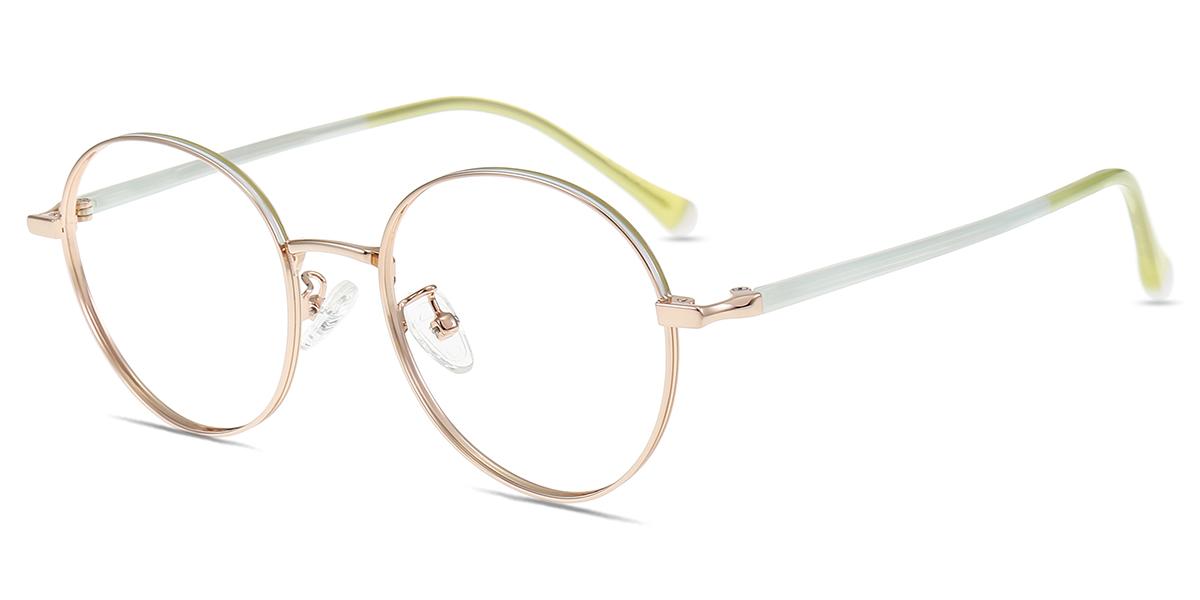 Women's full frame Metal eyeglasses | Firmoo.com