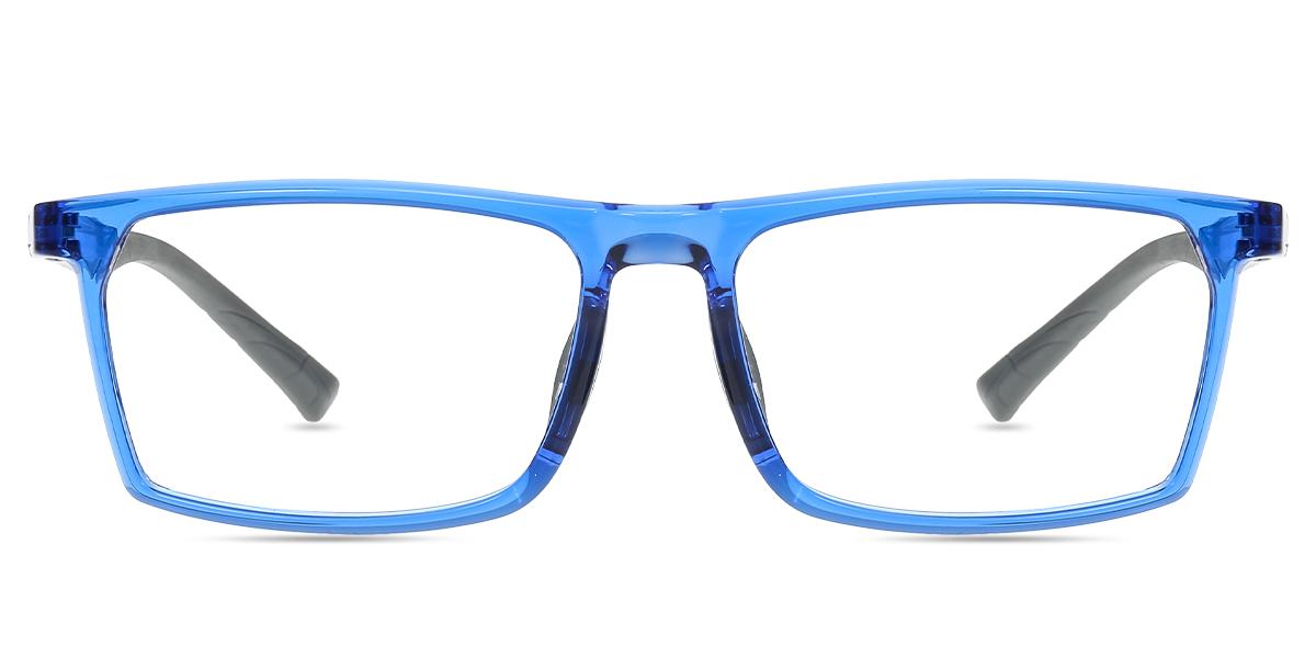 Gafas Graduadas Hombre TR99696 | Gafas Rectangulares Claras,Azules Con ...