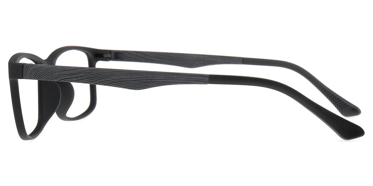 Occhiali da vista Uomo TR75559 | Occhiali Rettangolari Matt,Neri in Tr ...