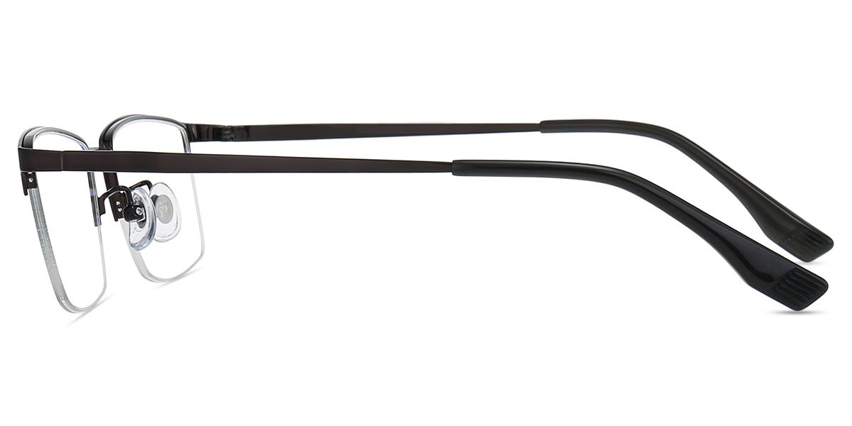 Men's semi-rimless Titanium eyeglasses | Firmoo.com
