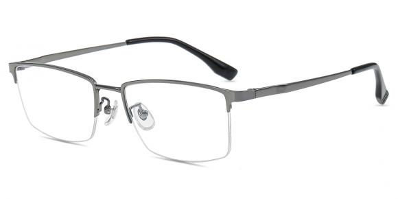 Men's semi-rimless Titanium eyeglasses | Firmoo.com