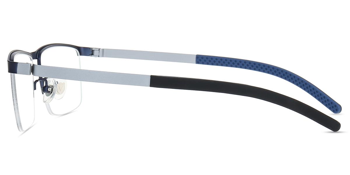 Men's semi-rimless Titanium eyeglasses | Firmoo.com