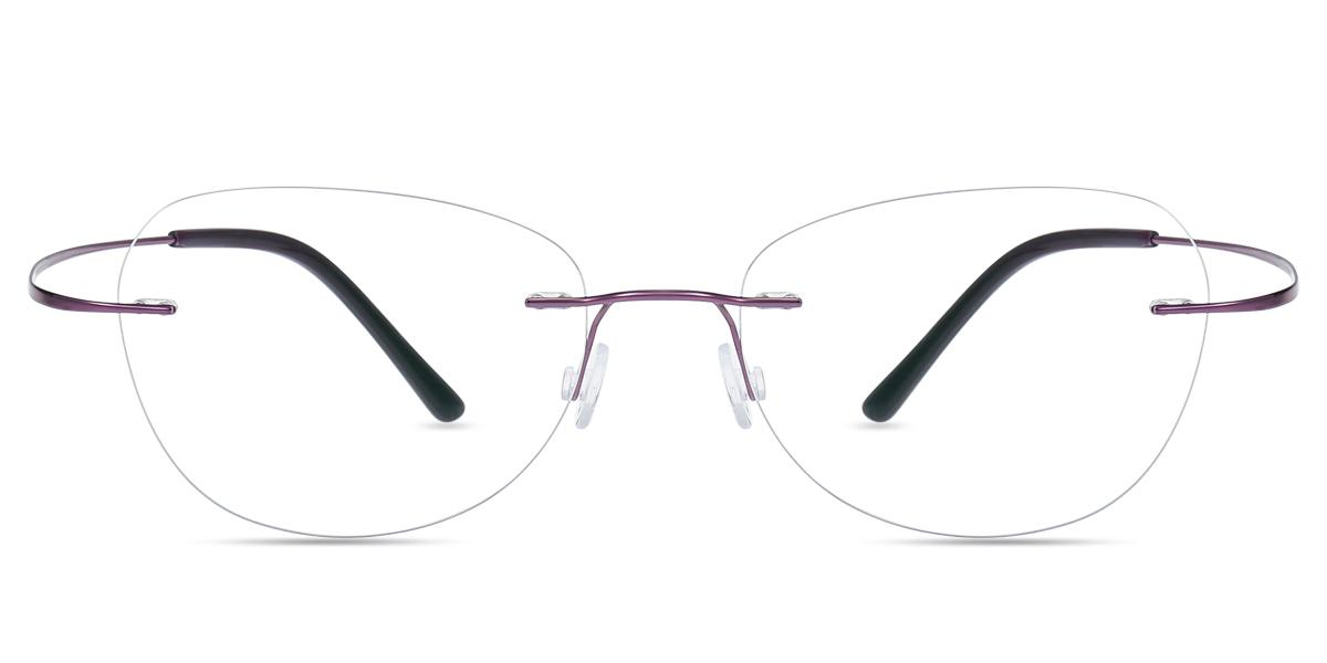 Women's rimless Titanium eyeglasses | Firmoo.com