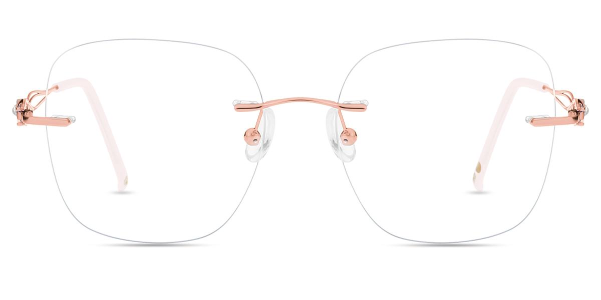 Women's rimless Titanium eyeglasses | Firmoo.com