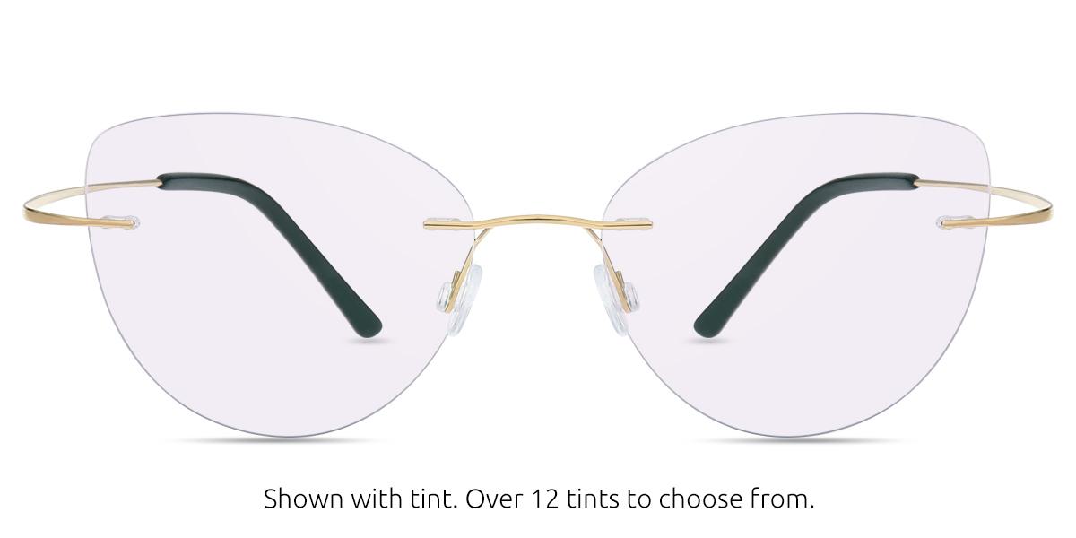 Women's rimless Titanium eyeglasses | Firmoo.com